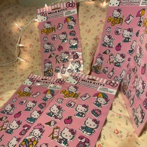 Hello Kitty | Accents | Hello Kitty Bundle Set Of Stickers 5 Pack ...